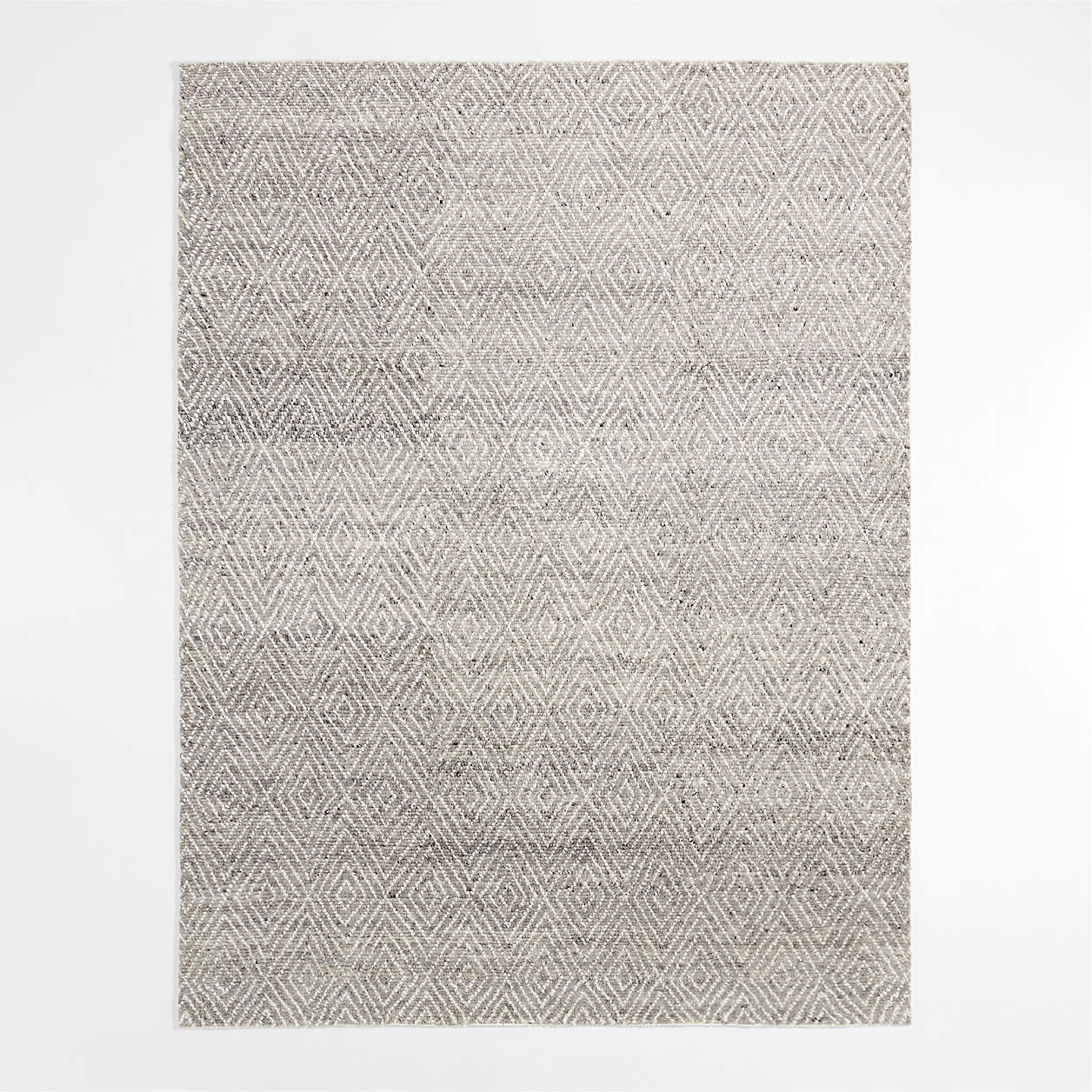 Madrid Wool and Viscose Hand-Knotted Dark Grey Area Rug 9'x12' | Crate ...
