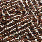 Madrid Wool and Viscose Hand-Knotted Espresso Brown Area Rug 6'x9 ...