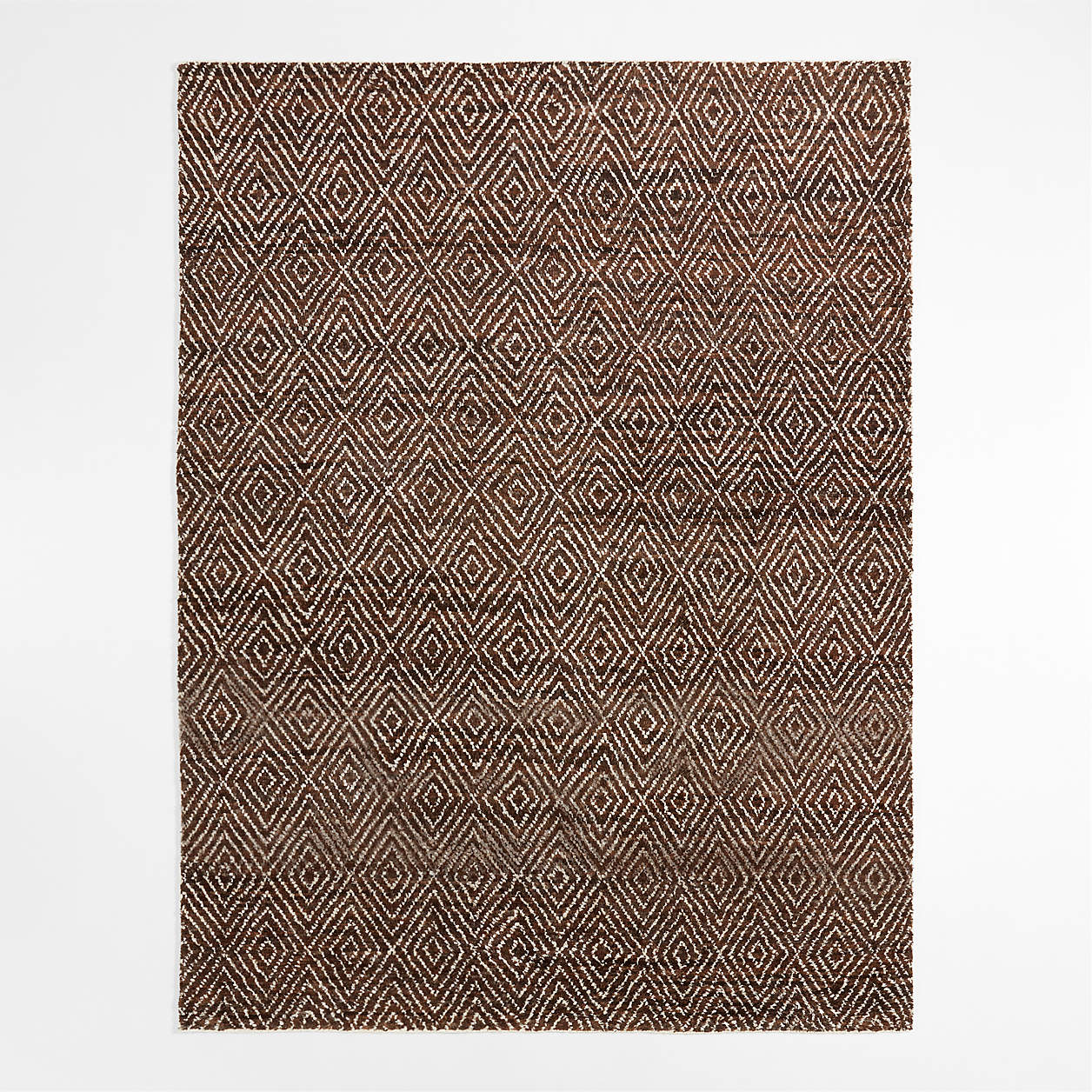Madrid Wool and Viscose Hand-Knotted Espresso Brown Area Rug 6'x9 ...