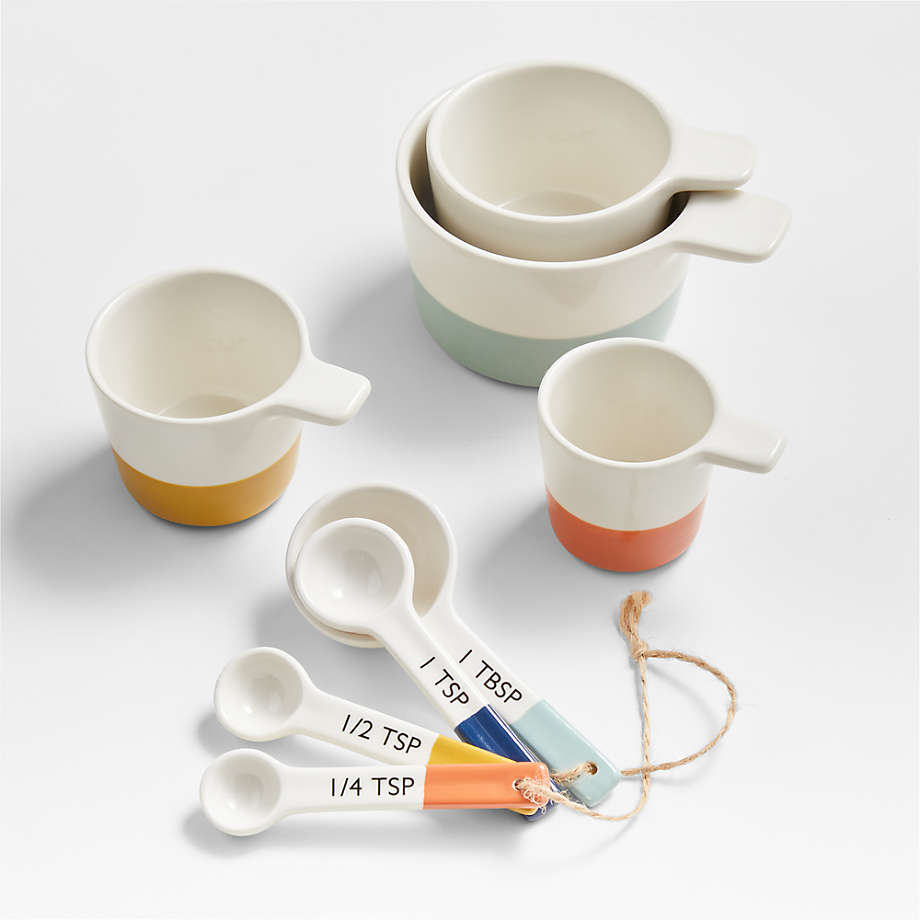Ceramic Measuring Cups And Spoons