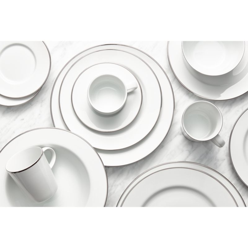 Maison Gold Rim Dinner Plate + Reviews | Crate & Barrel