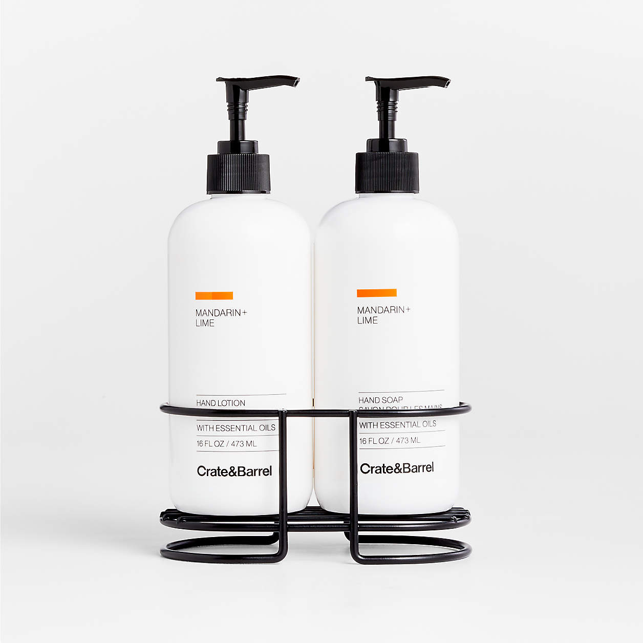 Mandarin + Lime Hand Soap & Lotion 3-Piece Kitchen Set | Crate & Barrel