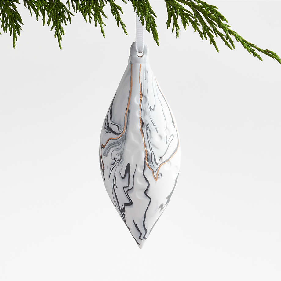 Marble Drop Onion Christmas Tree Ornament | Crate & Barrel