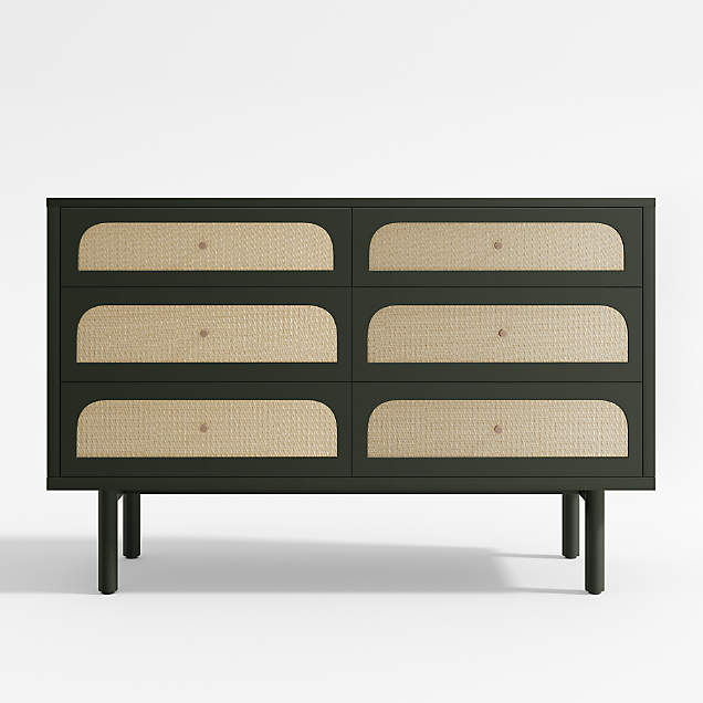 Anaise Cane Six-Drawer Dresser + Reviews | Crate & Barrel
