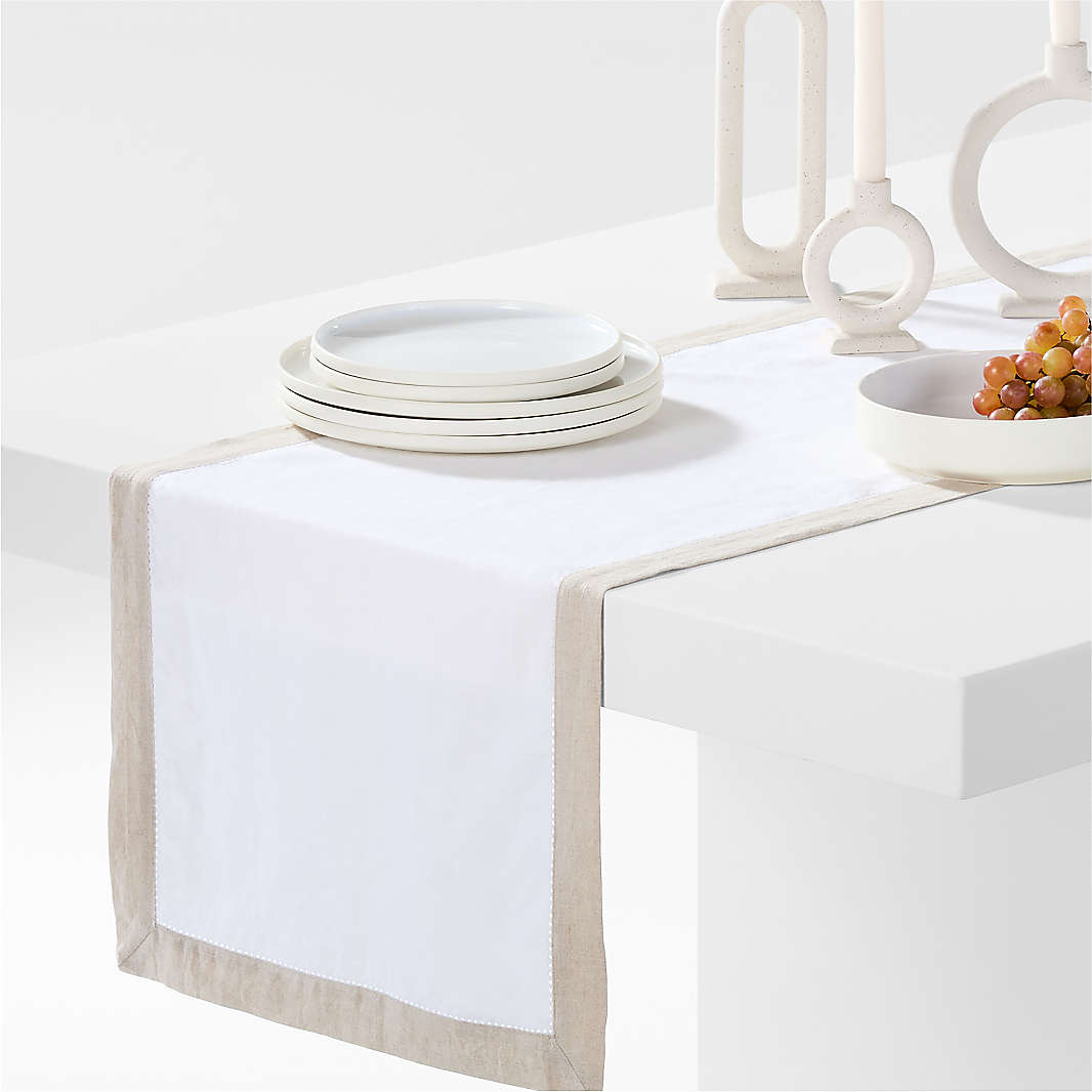 Table Runners: Modern & Linen Dining Table Runners | Crate & Barrel