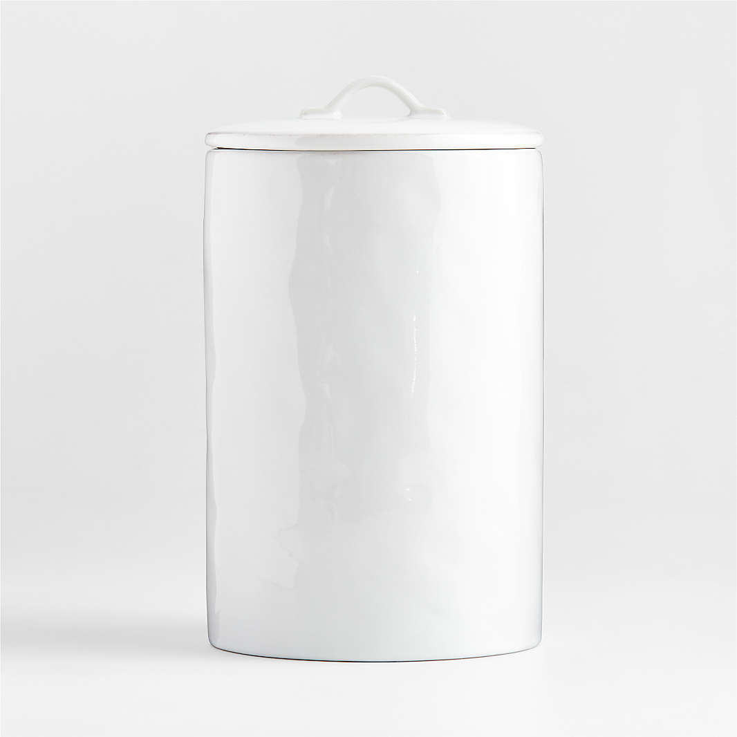 White Kitchen Canisters & Storage Jars | Crate & Barrel