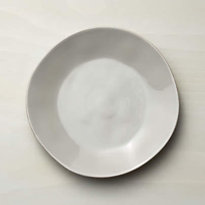 Mercer Grey Round Ceramic Dinner Plate + Reviews | Crate & Barrel Canada