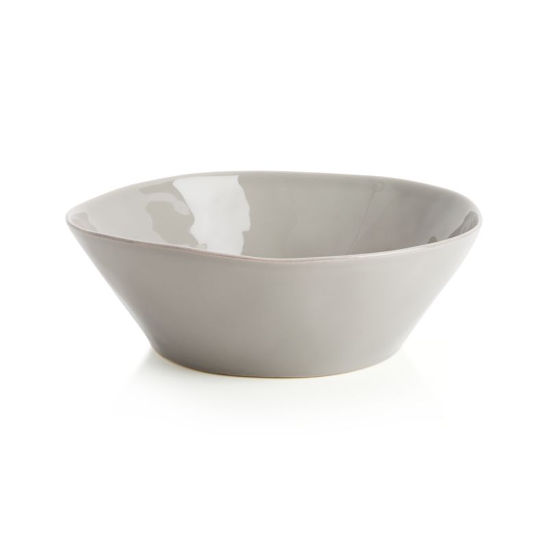 Marin Grey Large Serving Bowl + Reviews | Crate & Barrel