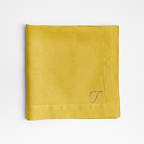 Marin Olive Yellow European Flax -Certified Linen Napkin + Reviews ...