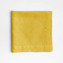 Marin Olive Yellow European Flax -Certified Linen Napkin + Reviews ...
