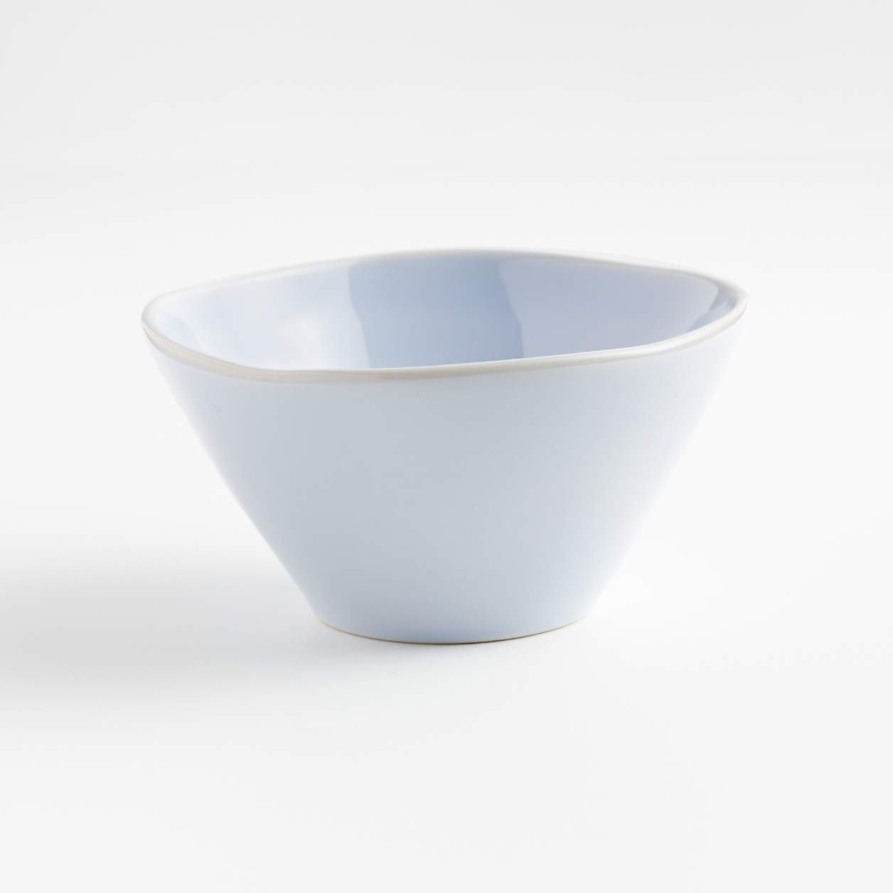 Marin Light Blue Cereal Bow + Reviews | Crate & Barrel