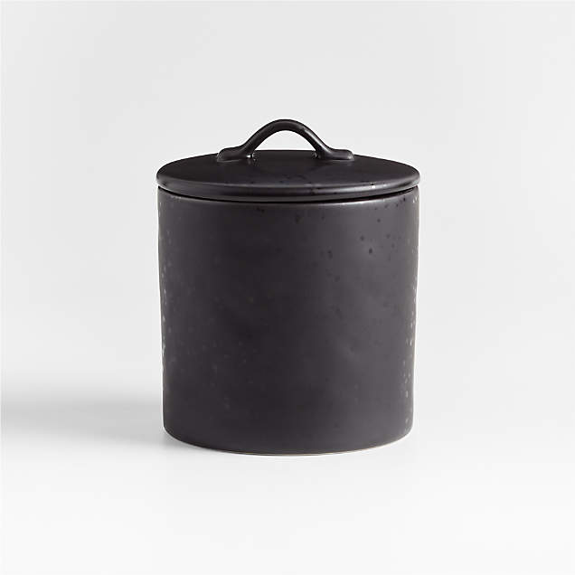 Marin Matte Black Utensil Holder + Reviews | Crate & Barrel