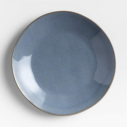 Marin Slate Blue Stoneware Dinner Plates, Set of 8 + Reviews | Crate ...