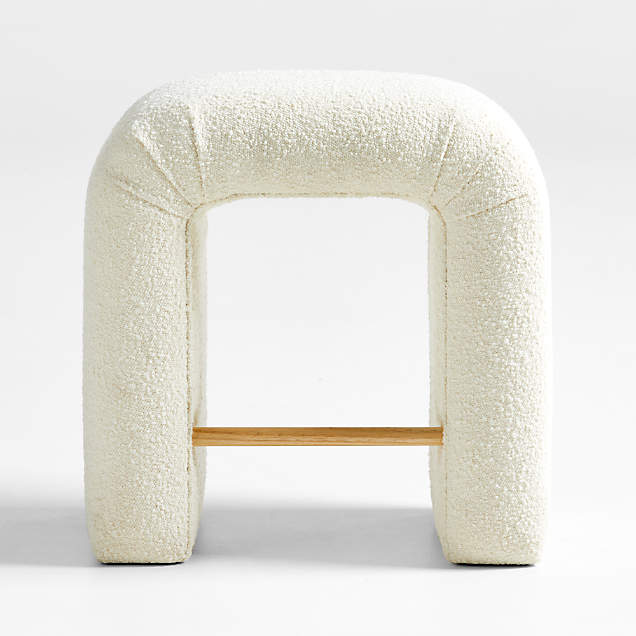 Worth Cowhide Counter Stool + Reviews | Crate & Barrel