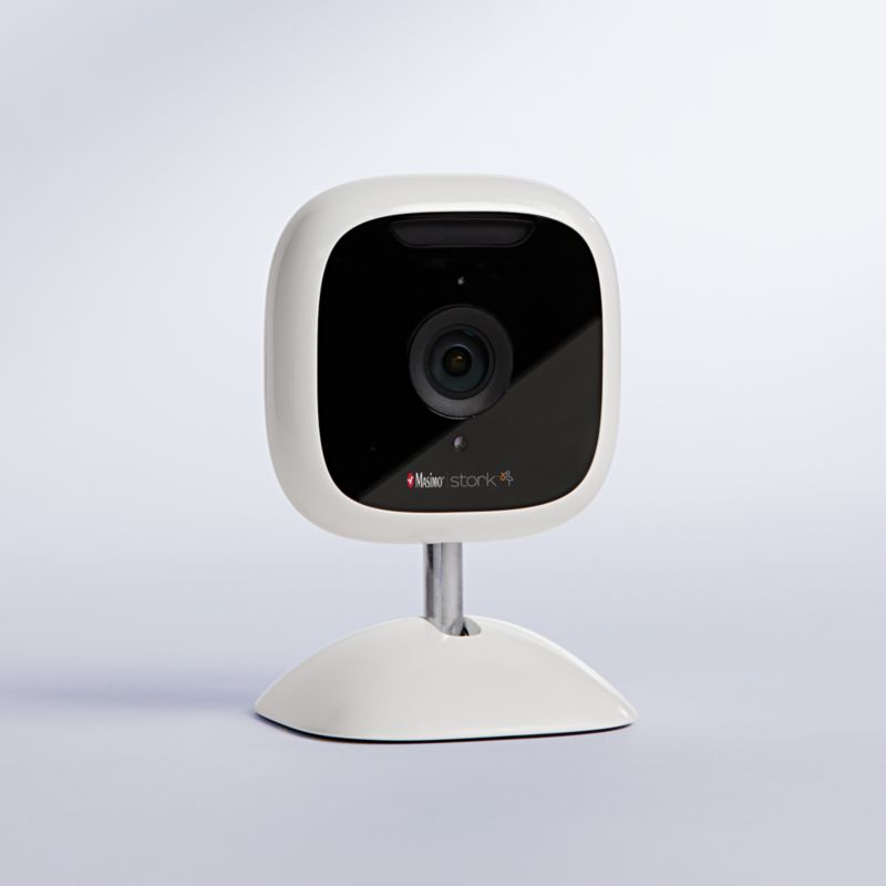 Masimo Stork Vitals + White Smart Home Night Vision Baby Monitor with ...