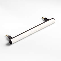 Mason Marble Hardware 4" Black Bar Pull + Reviews | Crate & Barrel