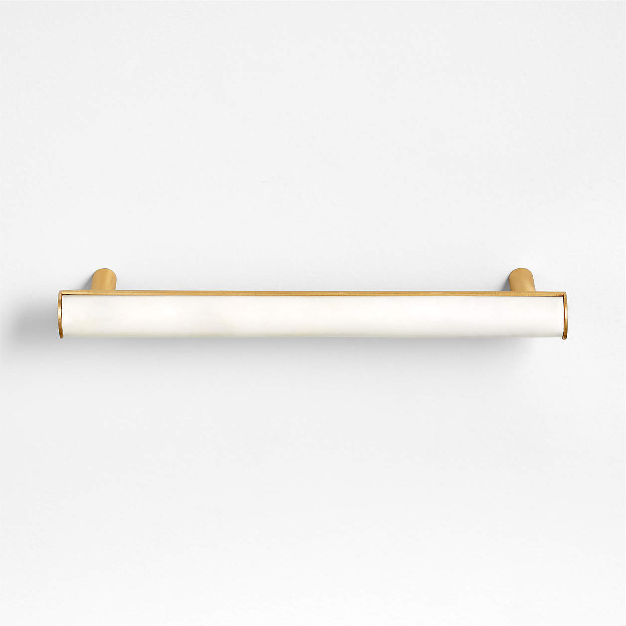Mason Marble Hardware 6" Brass Bar Pull + Reviews | Crate & Barrel