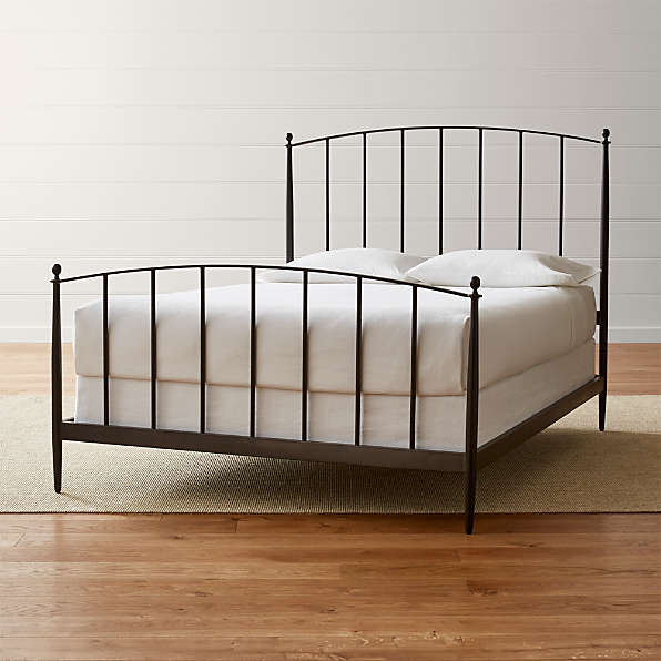 Metal Bed Frames Metal Bed Frames with Headboards Crate Barrel