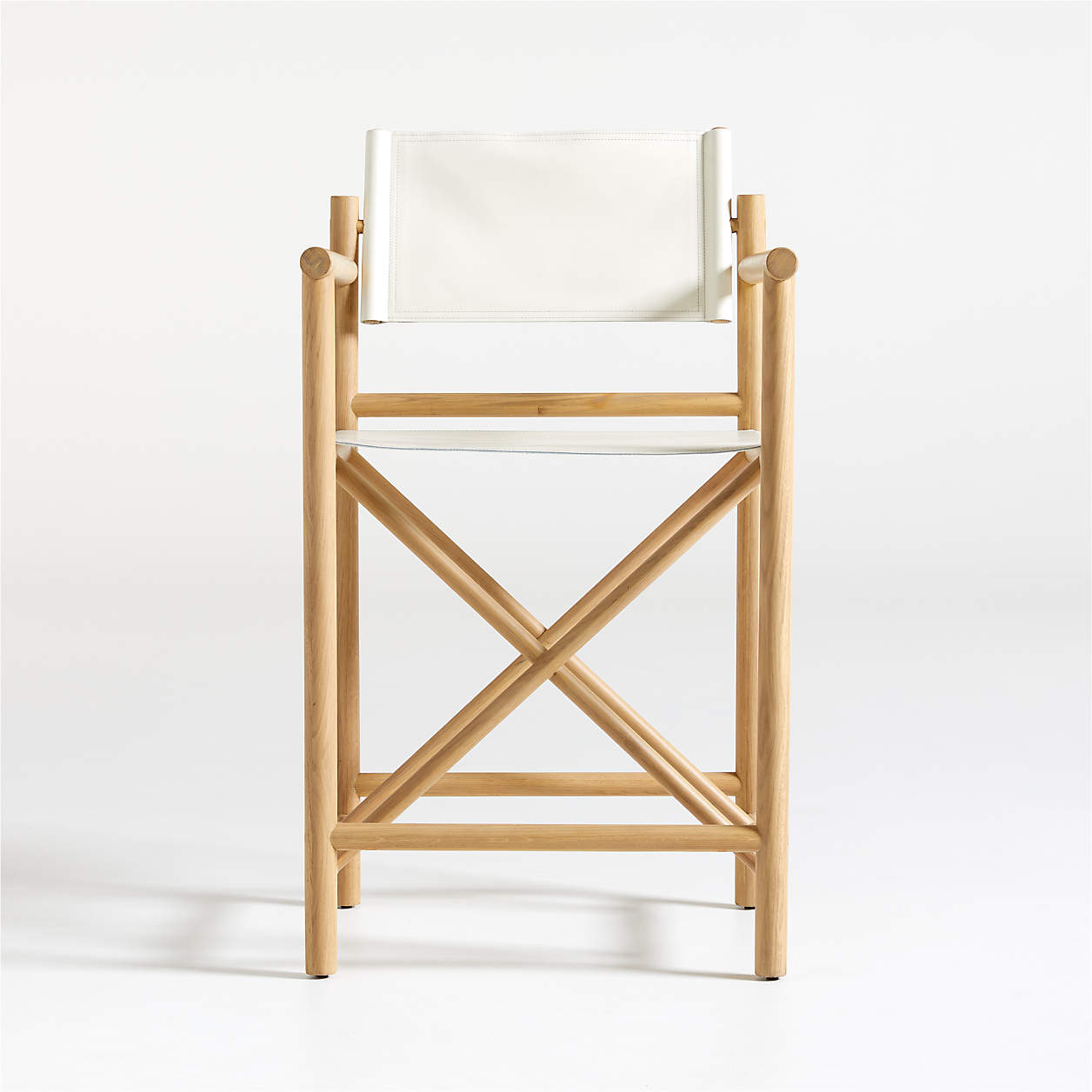 Mast Leather Director's Counter Stool by Leanne Ford + Reviews | Crate ...