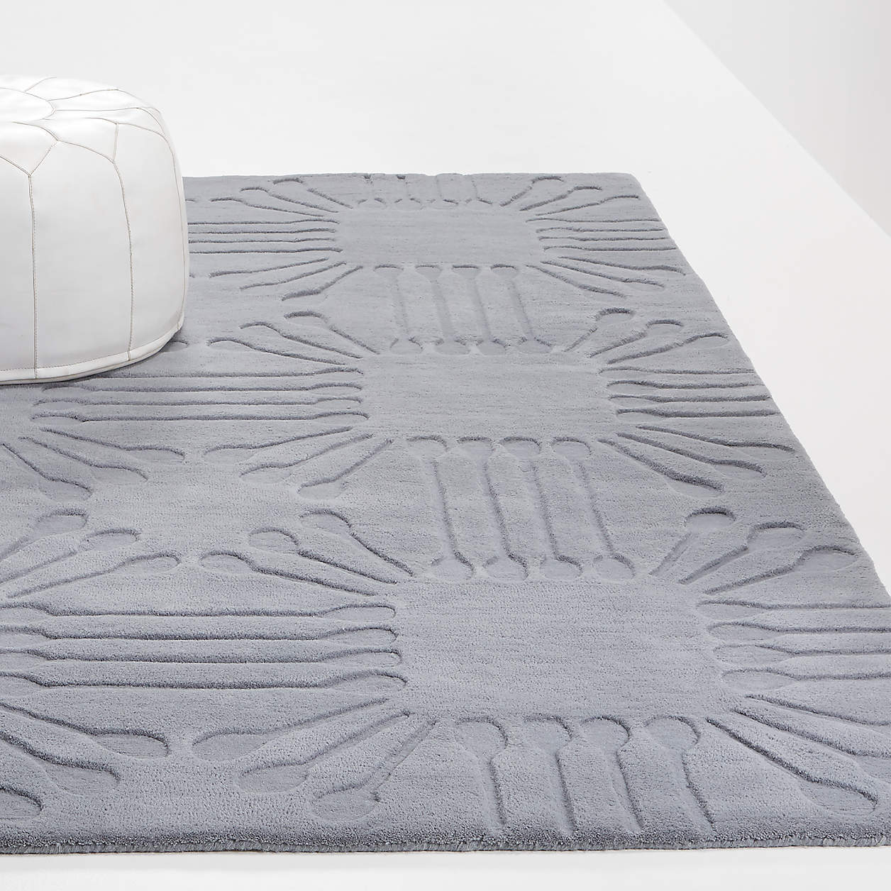 Sunburst Grey Rug | Crate & Kids