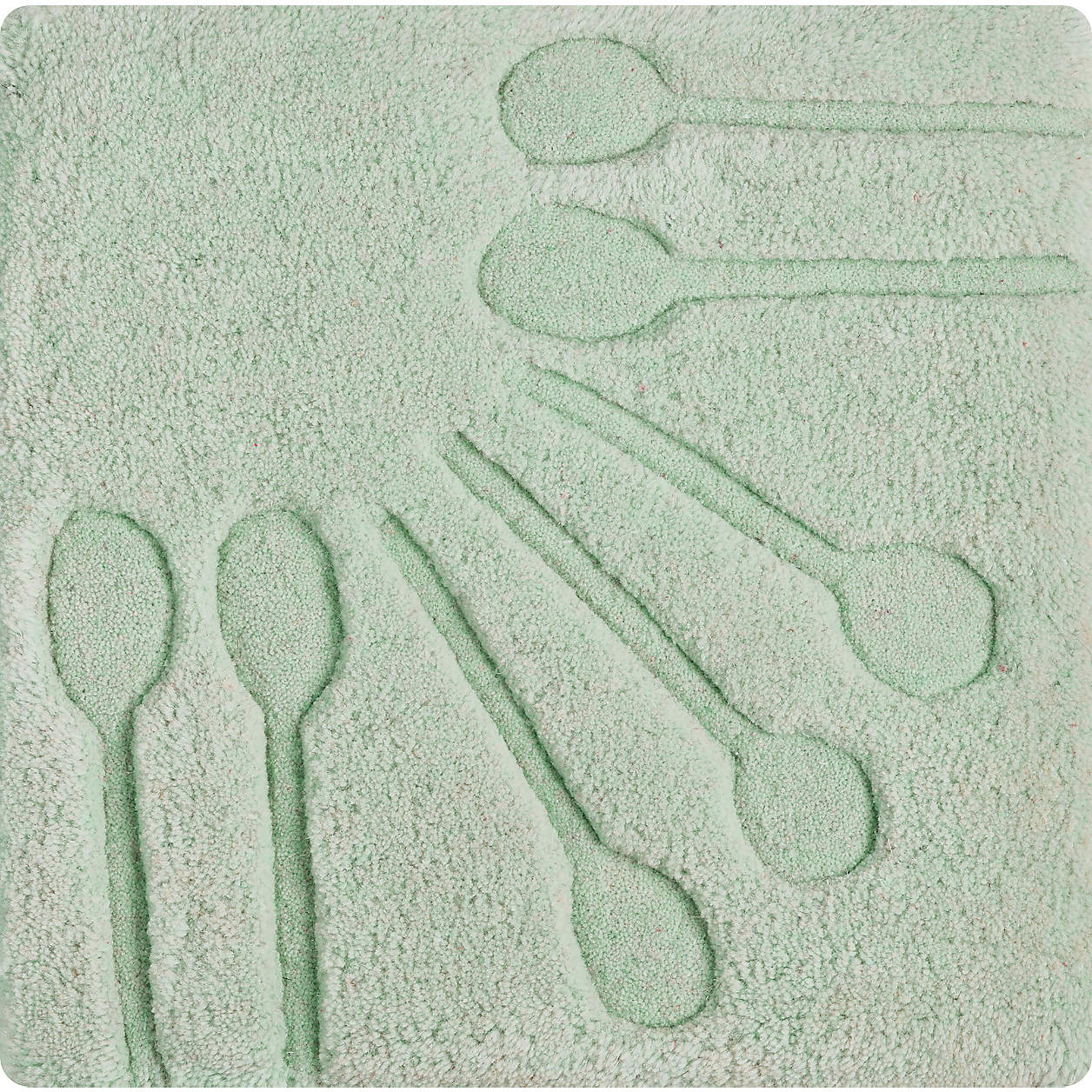 Sunburst Mint Rug Swatch + Reviews | Crate and Barrel