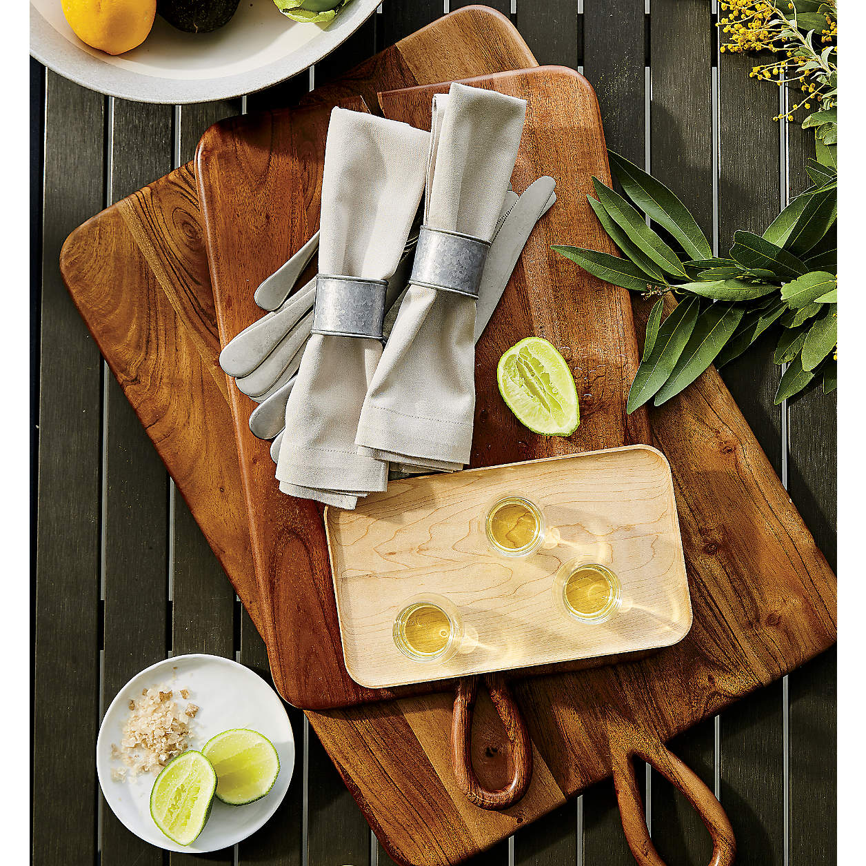 Mateo Acacia Board | Crate & Barrel