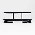 Matte Black 3-Slot Caddy + Reviews | Crate & Barrel