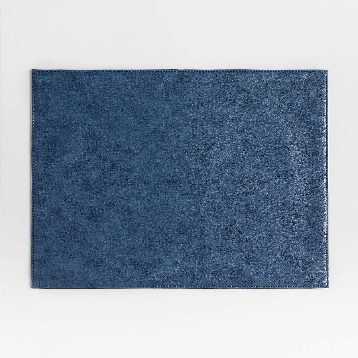 Maxwell Rectangular Blue Easy-Clean Placemat | Crate & Barrel