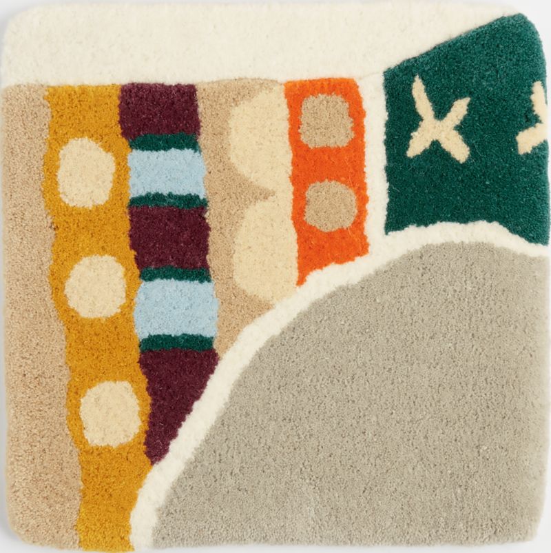 Maya Shaped Elephant Rug Swatch | Crate & Kids