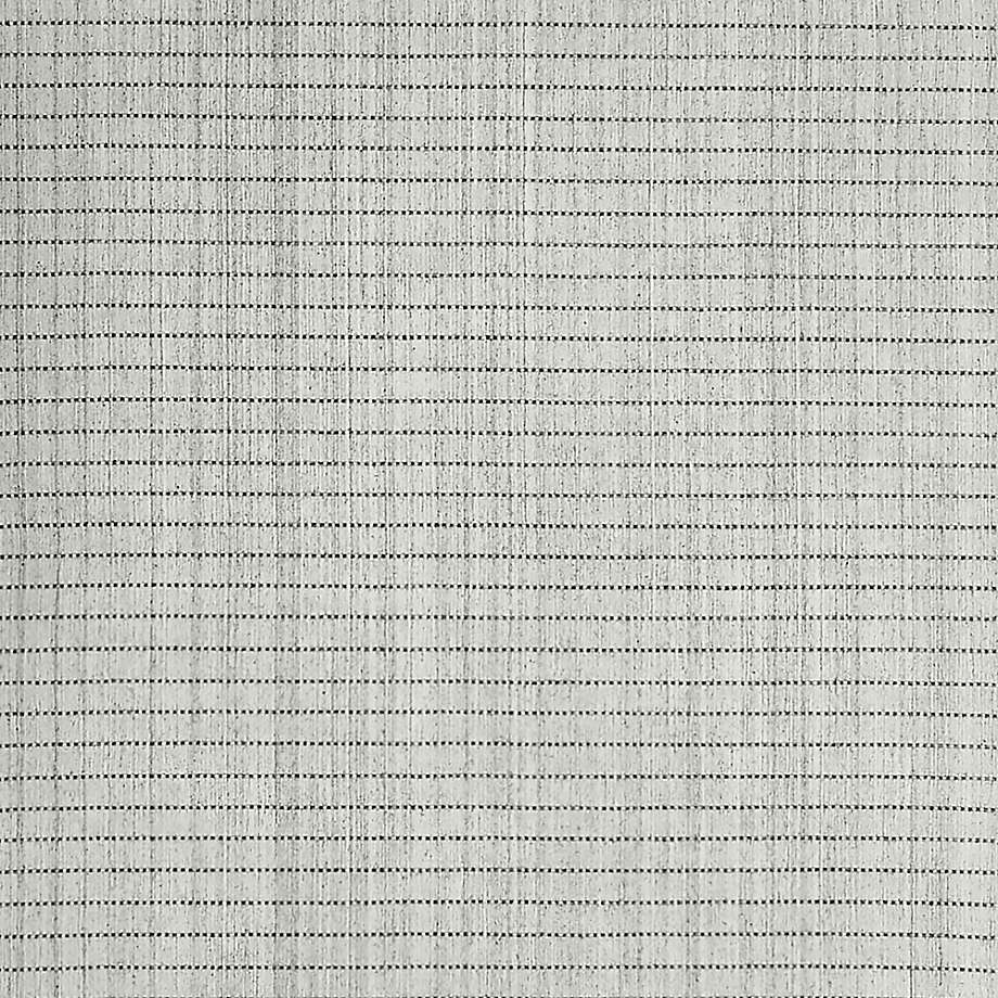 Melun Flatweave Striped Light Grey Area Rug | Crate & Barrel Canada