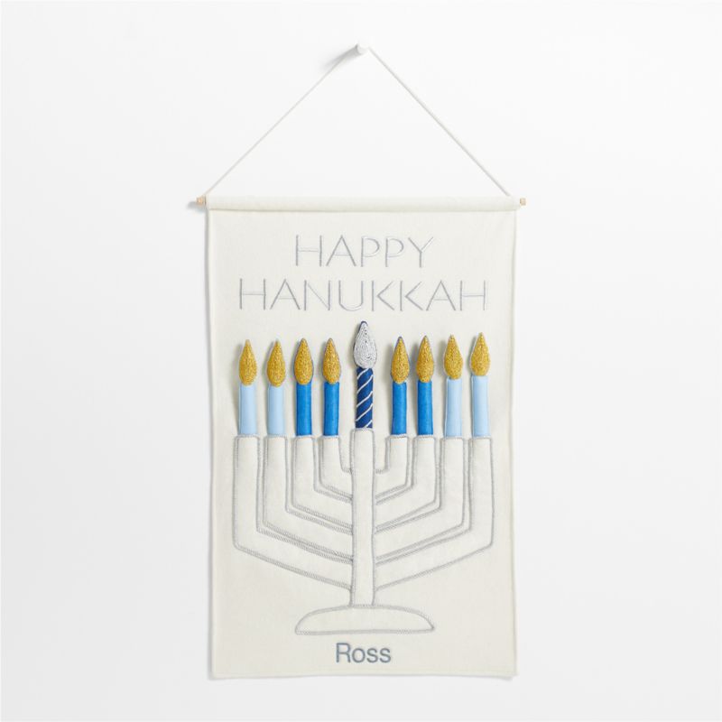 Hanukkah Menorah Wall Hanging for Kids + Reviews | Crate & Kids