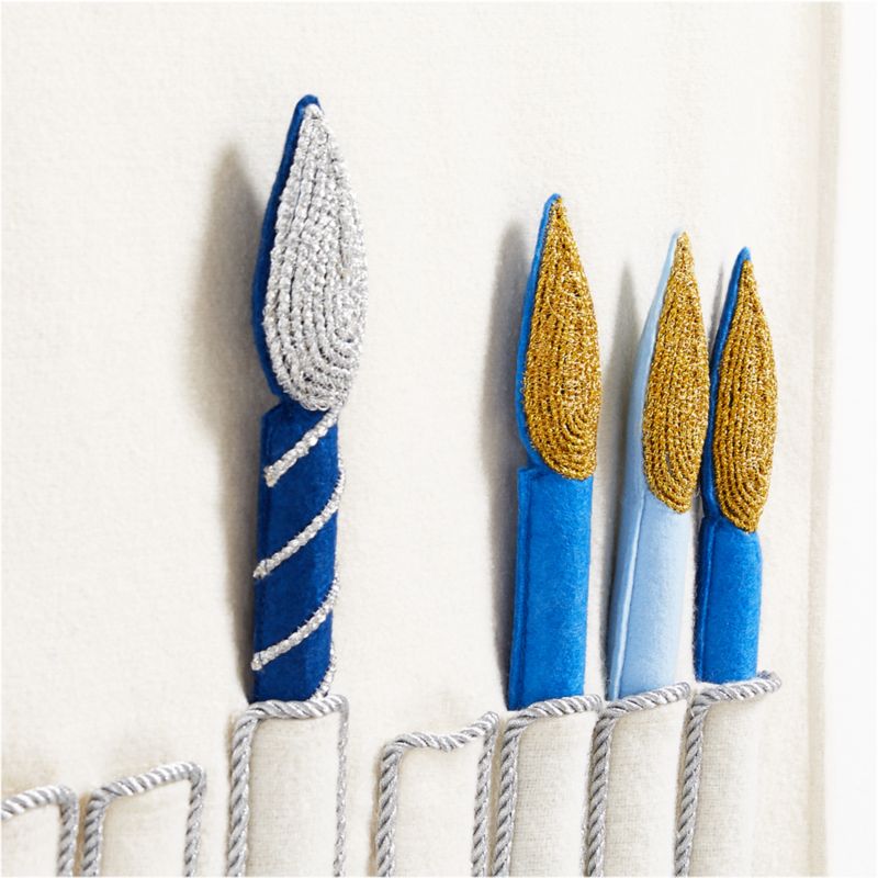 Hanukkah Menorah Wall Hanging for Kids + Reviews | Crate & Kids