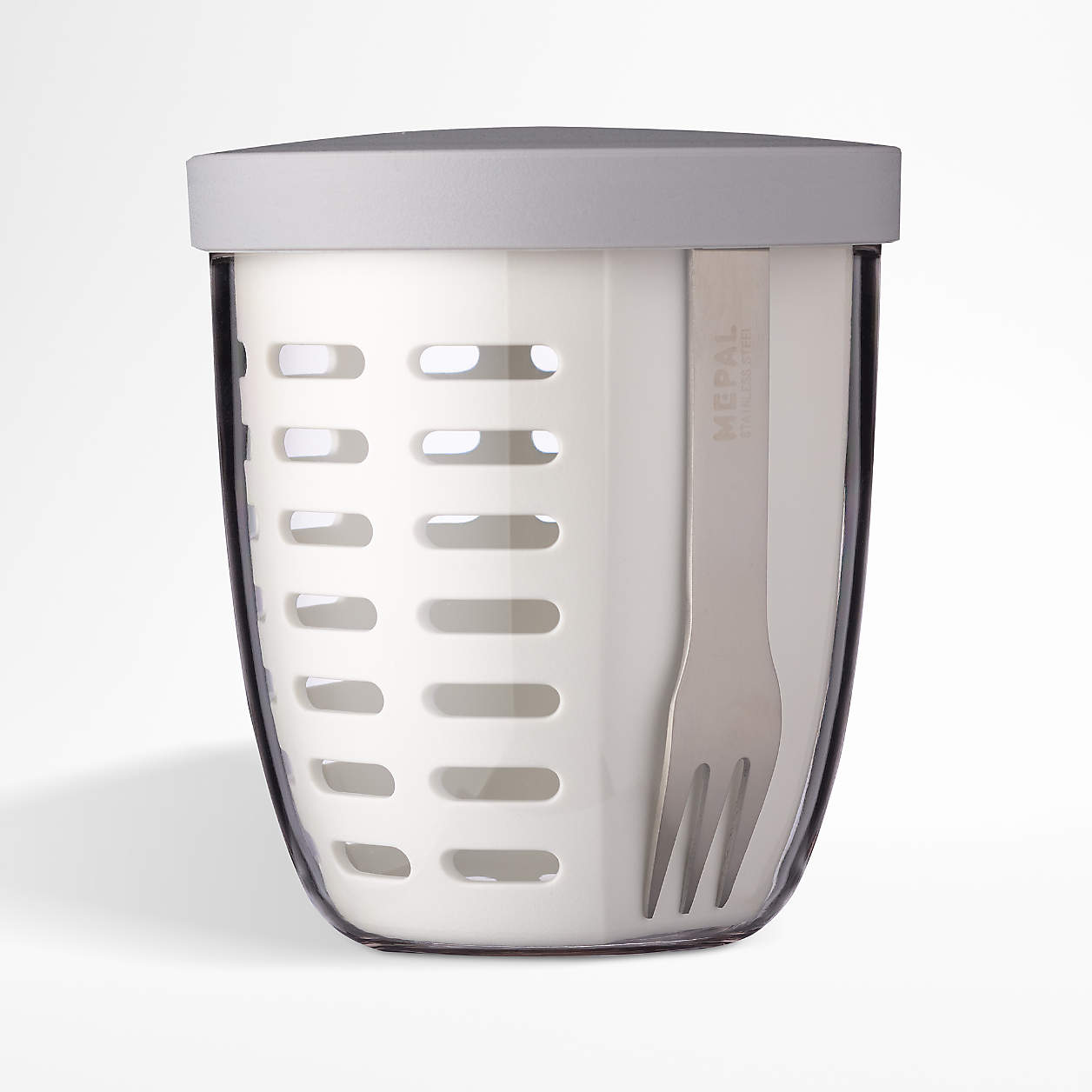 Mepal White Fruit & Veggie Pot | Crate & Barrel
