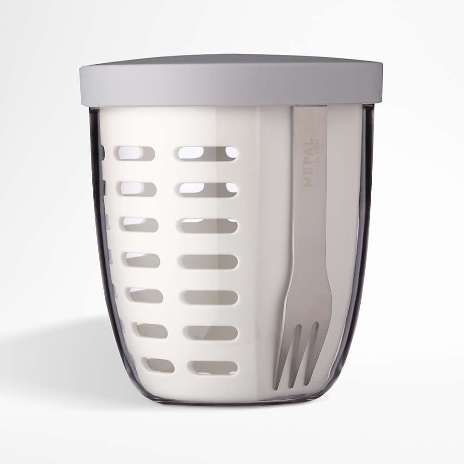 Mepal White Fruit & Veggie Pot | Crate & Barrel
