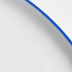 Mercer Blue Rim Round Ceramic Dinner Plate + Reviews | Crate & Barrel