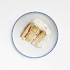 Mercer Blue Rim Round Ceramic Salad Plates, Set of 8 + Reviews | Crate ...