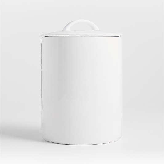 White Kitchen Canisters & Storage Jars | Crate & Barrel