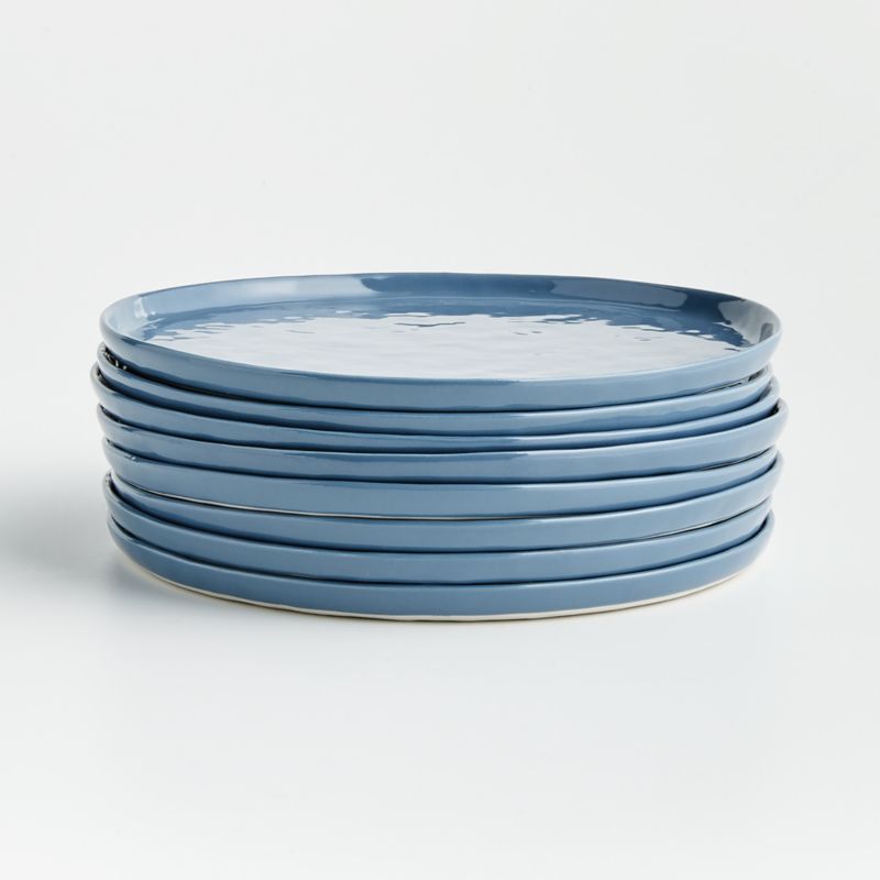 Mercer Denim Salad Plates, Set of 8 | Crate & Barrel Canada