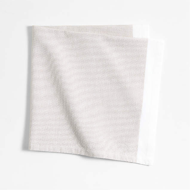 Mercer Merrow Stitch Organic Cotton White Cloth Napkin + Reviews ...