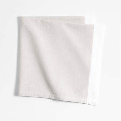Mercer Merrow Stitch Organic Cotton White Cloth Napkin + Reviews ...