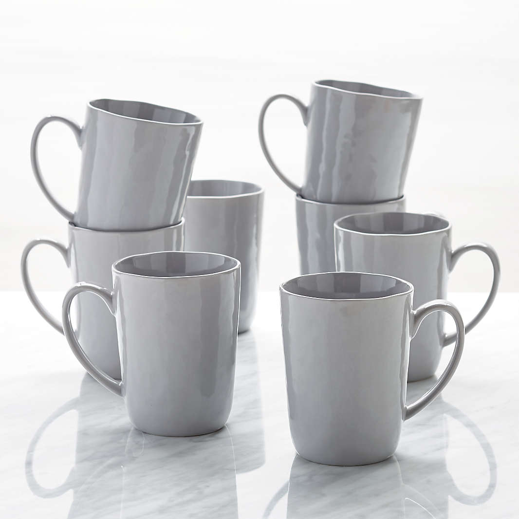 Porcelain Mugs: White Porcelain Coffee Cups | Crate & Barrel