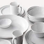 Mercer White Round Ceramic Dinner Plates, Set of 8 + Reviews | Crate ...