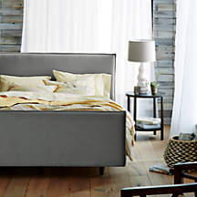 Echelon Round Side Table with Shelf | Crate & Barrel