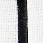 Merrow Stitch White Runner 120" + Reviews | Crate & Barrel