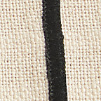 Merrow Stitch White Runner 120" + Reviews | Crate & Barrel