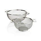 Set of 2 Mesh Colanders + Reviews | Crate & Barrel