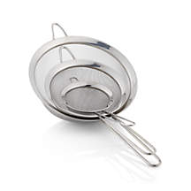 Stainless Steel Strainer-Sifter, Set of 3 + Reviews | Crate & Barrel