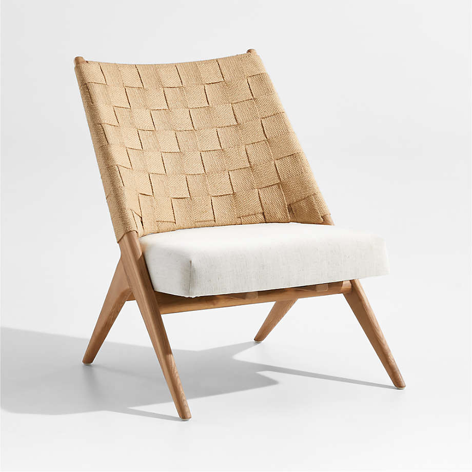 Michi Woven Accent Chair | Crate & Barrel