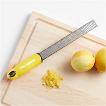 Microplane Yellow Rasp Grater/Zester + Reviews | Crate & Barrel
