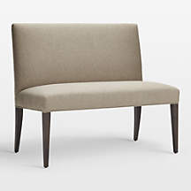Miles 42" Upholstered Small Dining Banquette Bench + Reviews | Crate ...